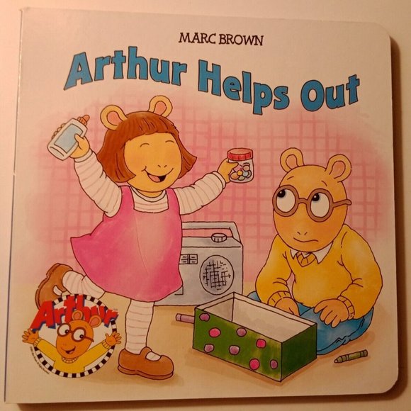 Scholastic | Toys | Arthur Helps Out Board Book By Marc Brown | Poshmark